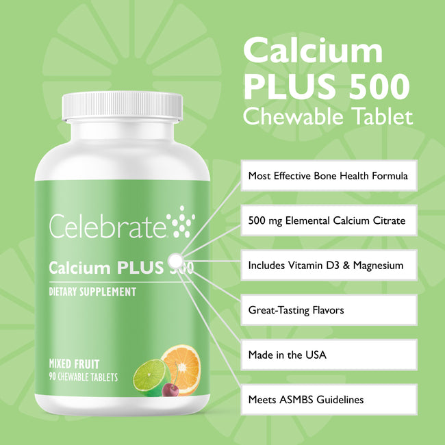 Chewable Calcium Citrate for Bariatric Patients - Celebrate – Celebrate ...