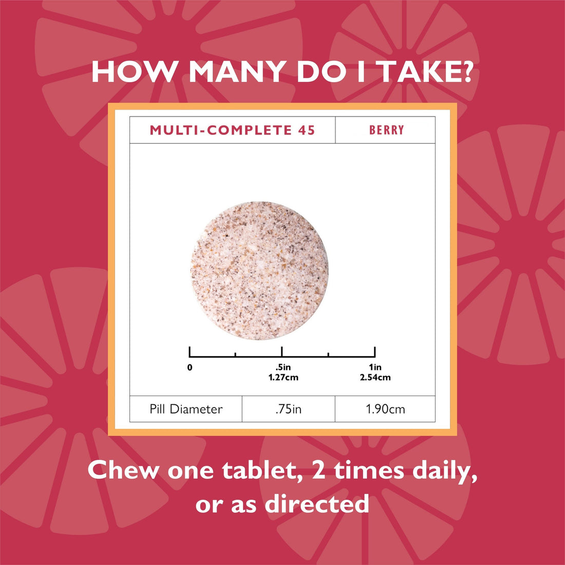 Multi-Complete 45 Chewable Bariatric Multivitamins with Iron