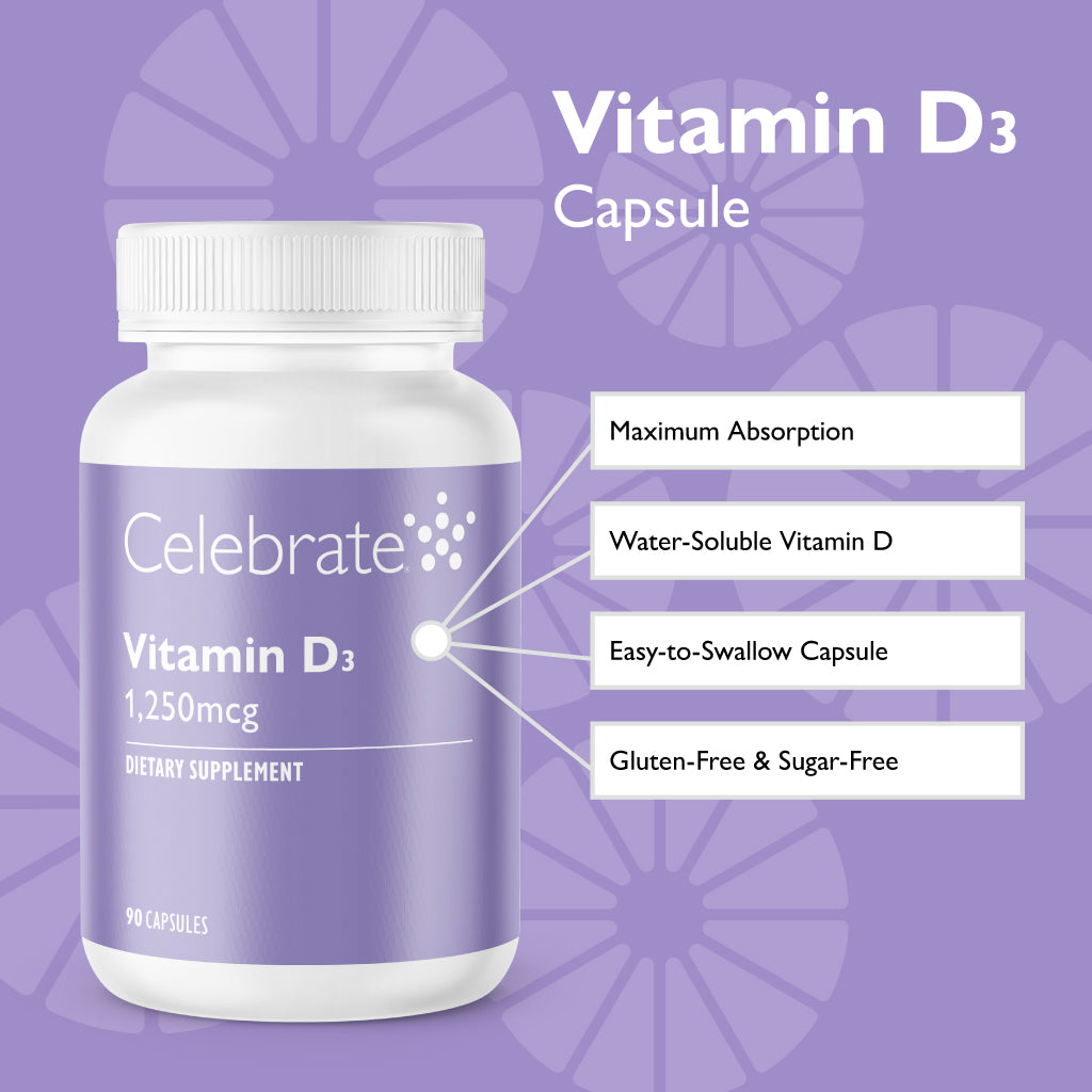 Vitamin D3 5000 IU Vitamin D3 50,000 IU - 90 Veggie Capsules | High ...