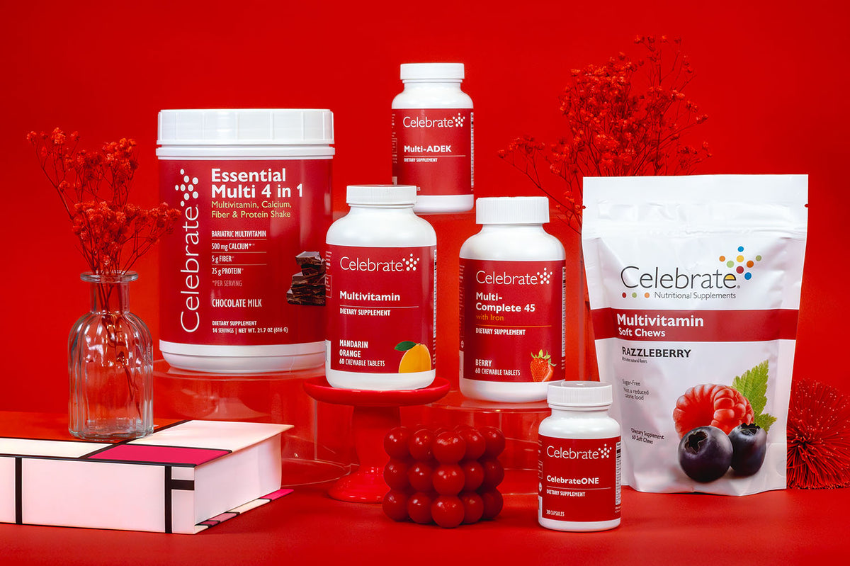 Bariatric Multivitamin Capsules, Chewables, & Soft Chews - Celebrate