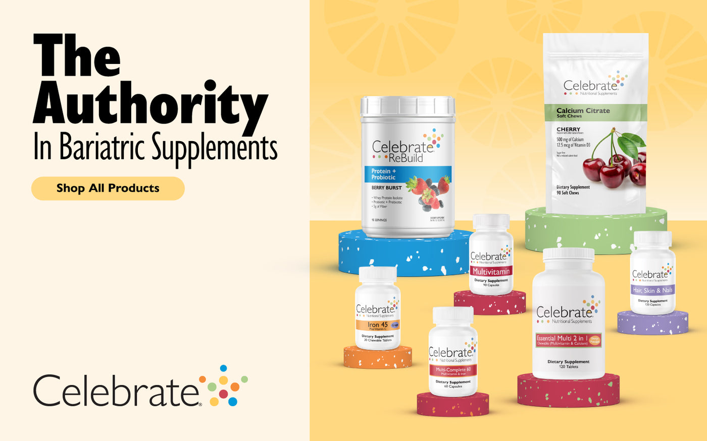 Celebrate - Bariatric Vitamins and Nutritional Supplements
