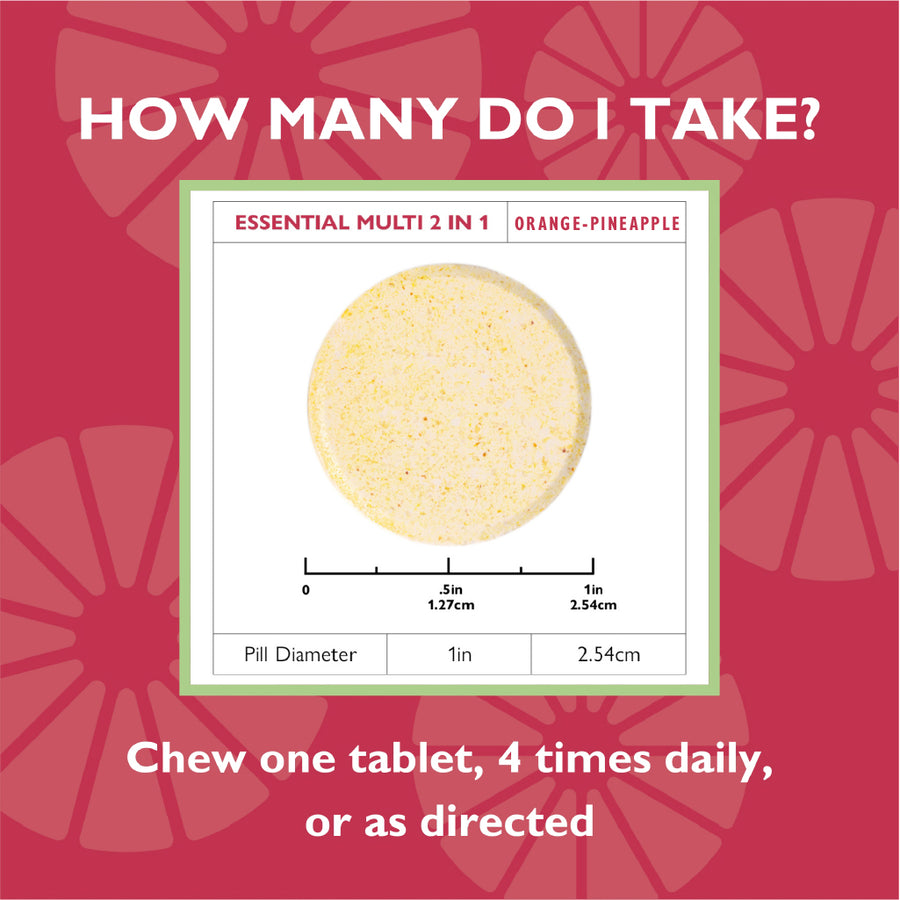 2 in 1 Multivitamin With Calcium Chewable - Celebrate – Celebrate Vitamins