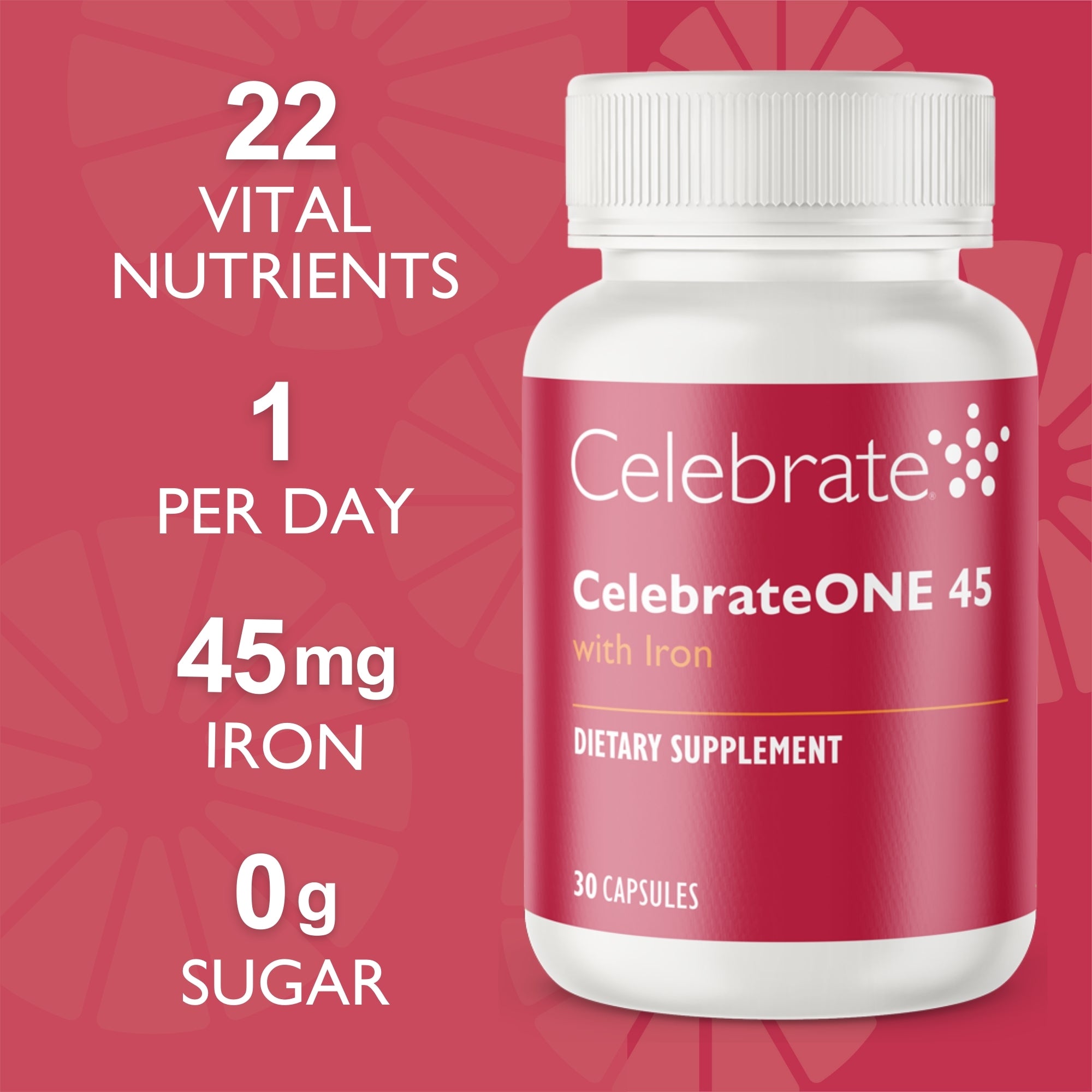 CelebrateONE with 45 mg iron - Capsules - Celebrate