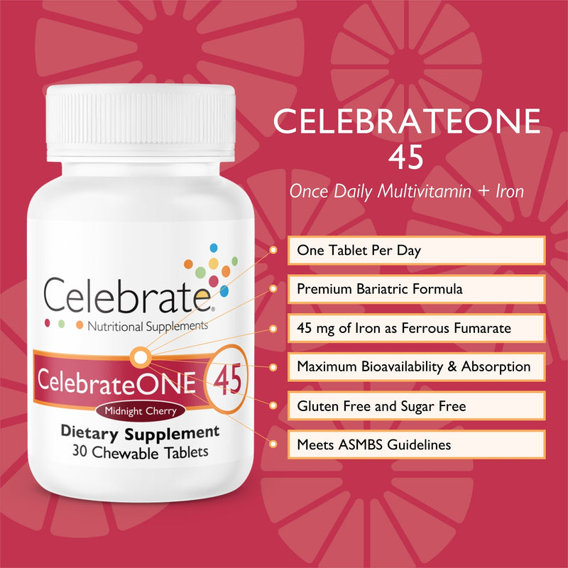 CelebrateONE Multi with 45 mg iron Chewable - Celebrate