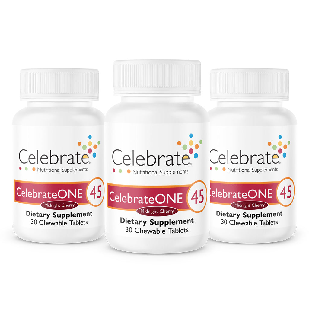 CelebrateONE Multi with 45 mg iron Chewable - Celebrate
