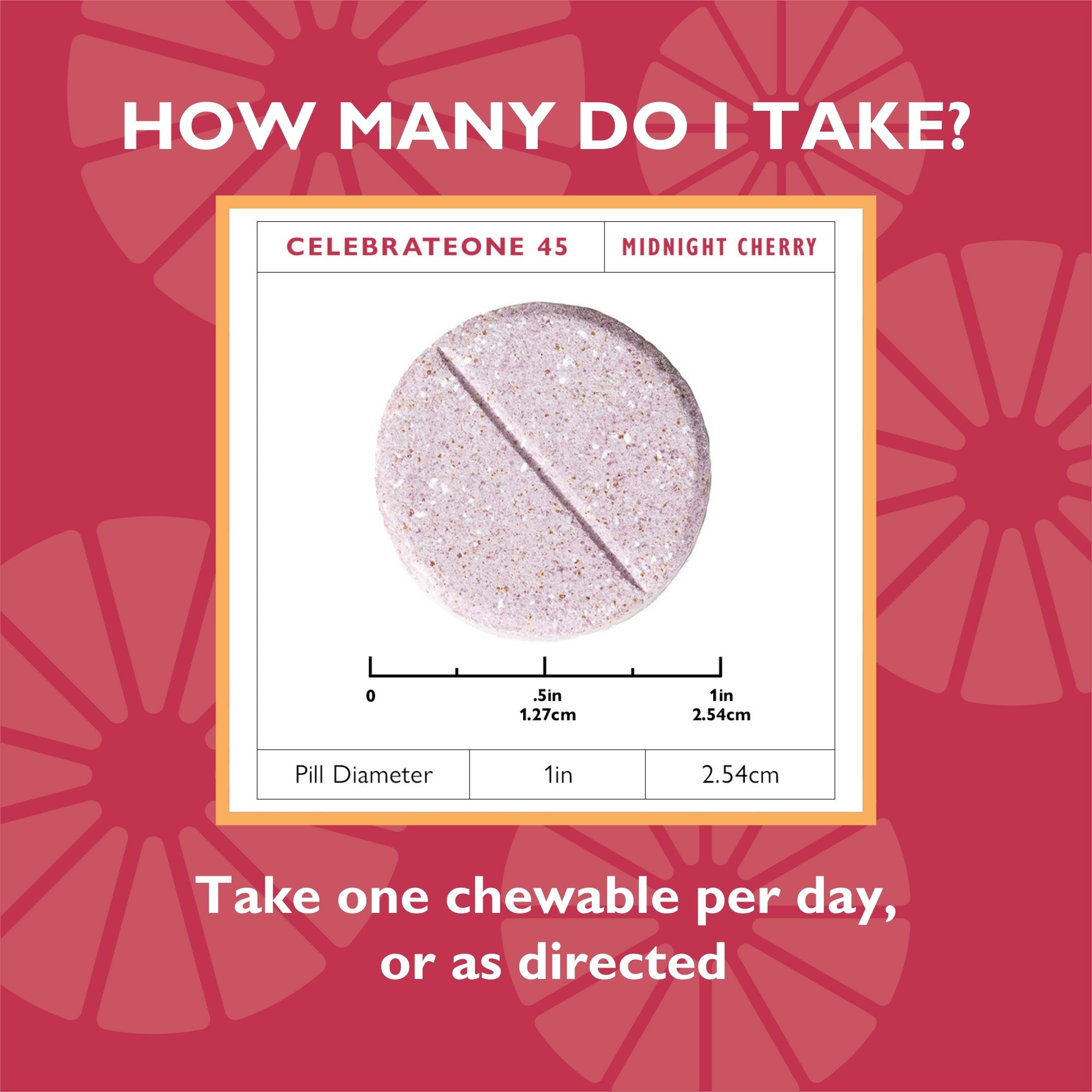 CelebrateONE Multi with 45 mg iron Chewable - Celebrate