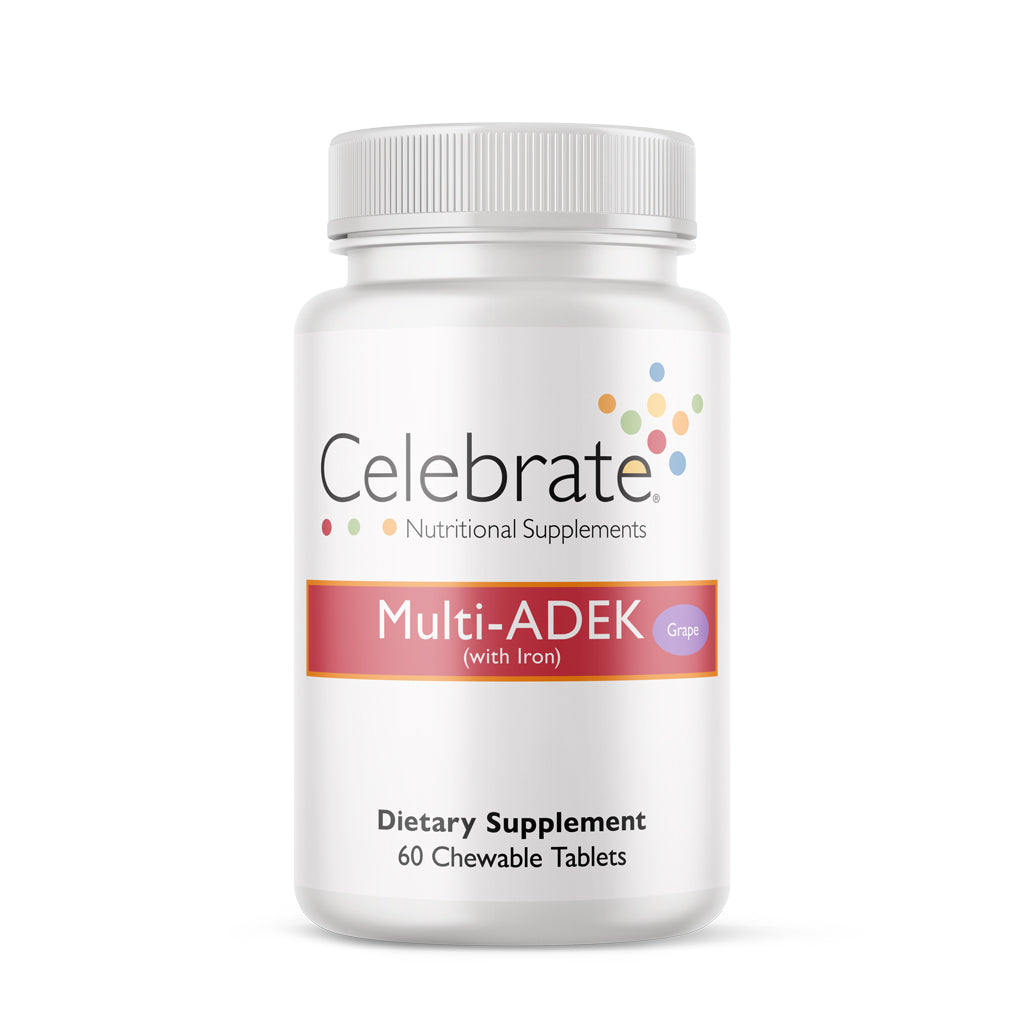 Multi-ADEK With Iron - Chewables - Celebrate