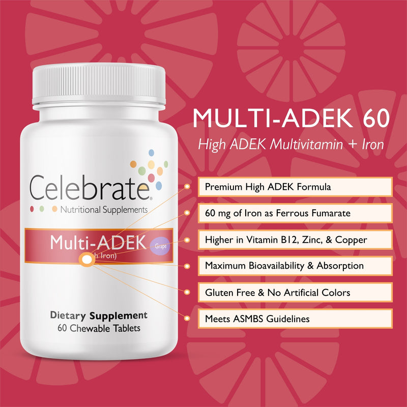 Multi-ADEK With Iron - Chewables - Celebrate