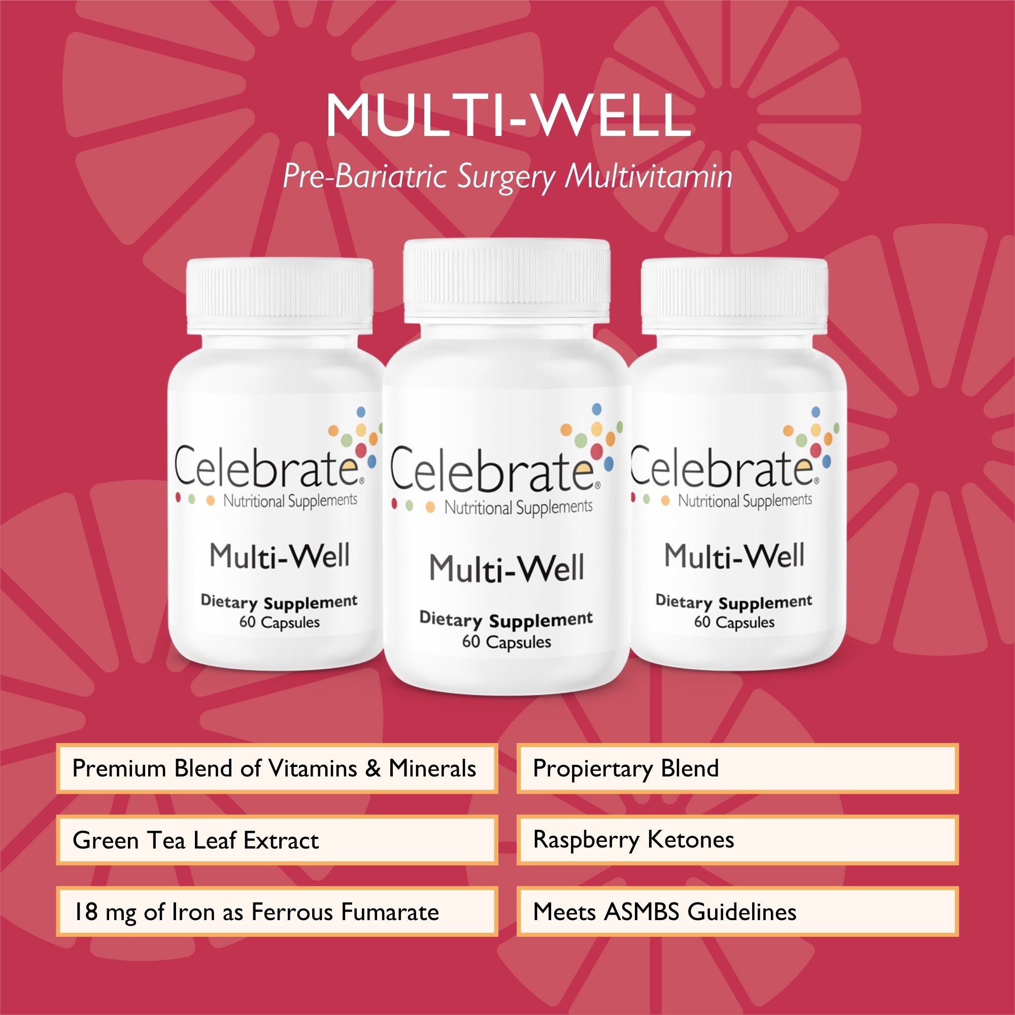 Multi-Well Multivitamin Capsules for Weight Loss - Celebrate
