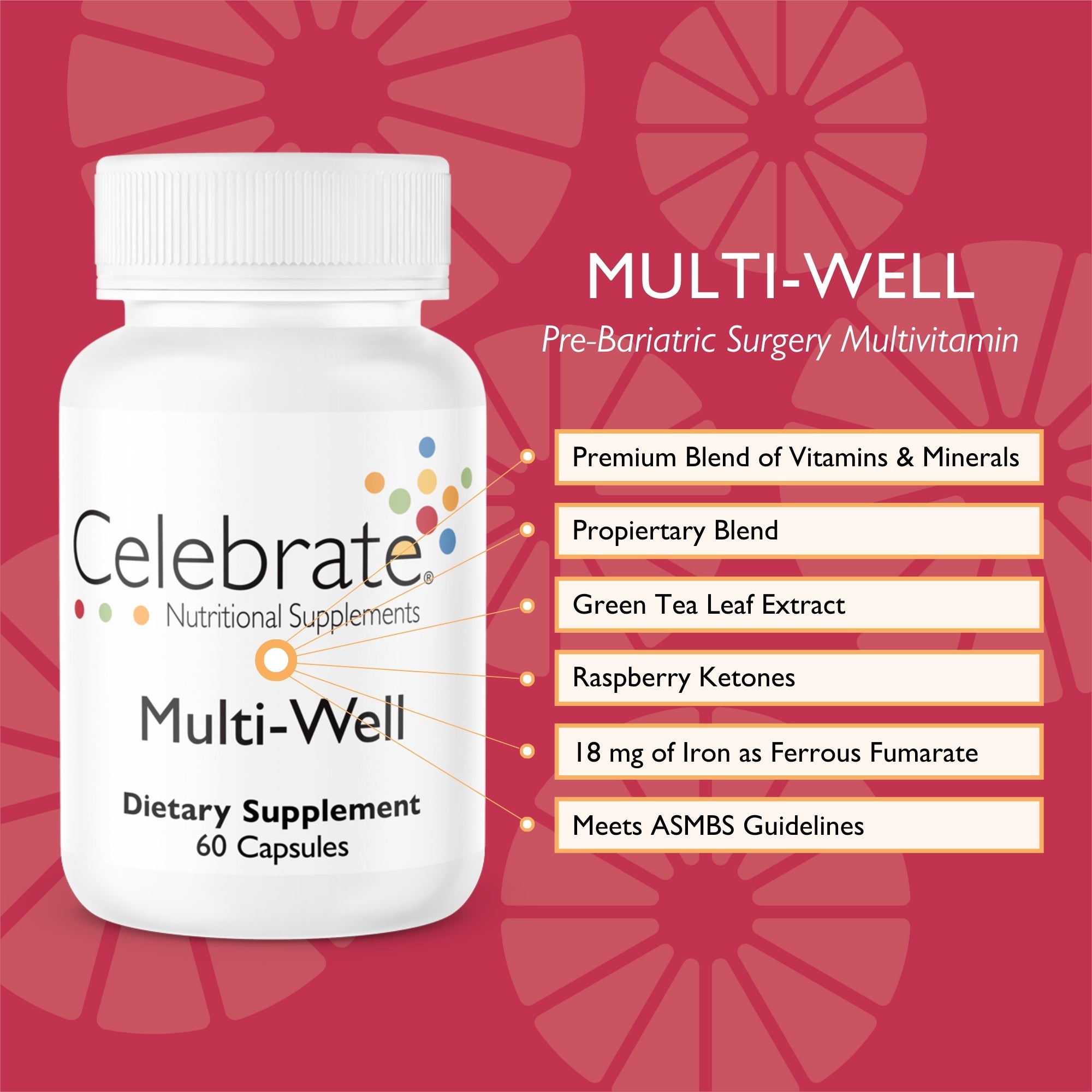 Multi-Well Multivitamin Capsules for Weight Loss - Celebrate