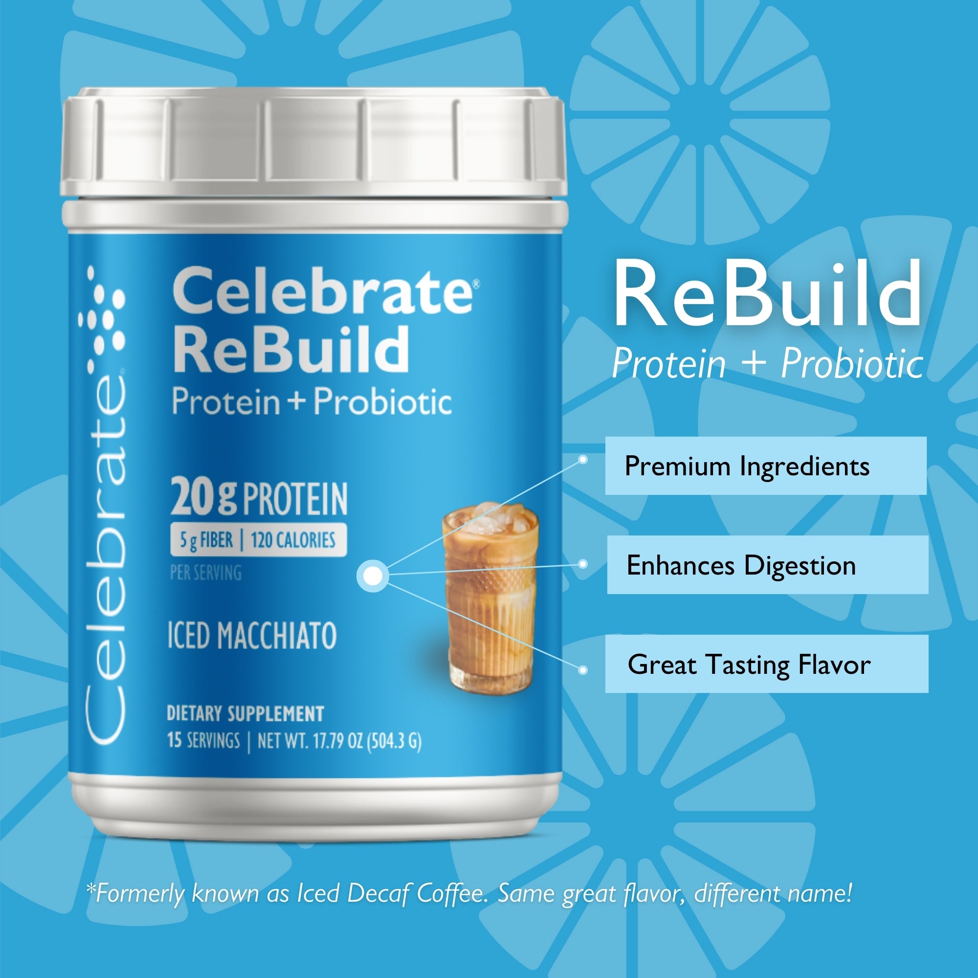 ReBuild Probiotic Protein Powder & Shakes - Celebrate