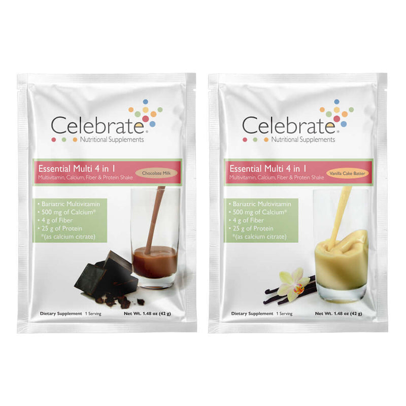 Essential 4 in 1 Post Bariatric Surgery Vitamins - Celebrate